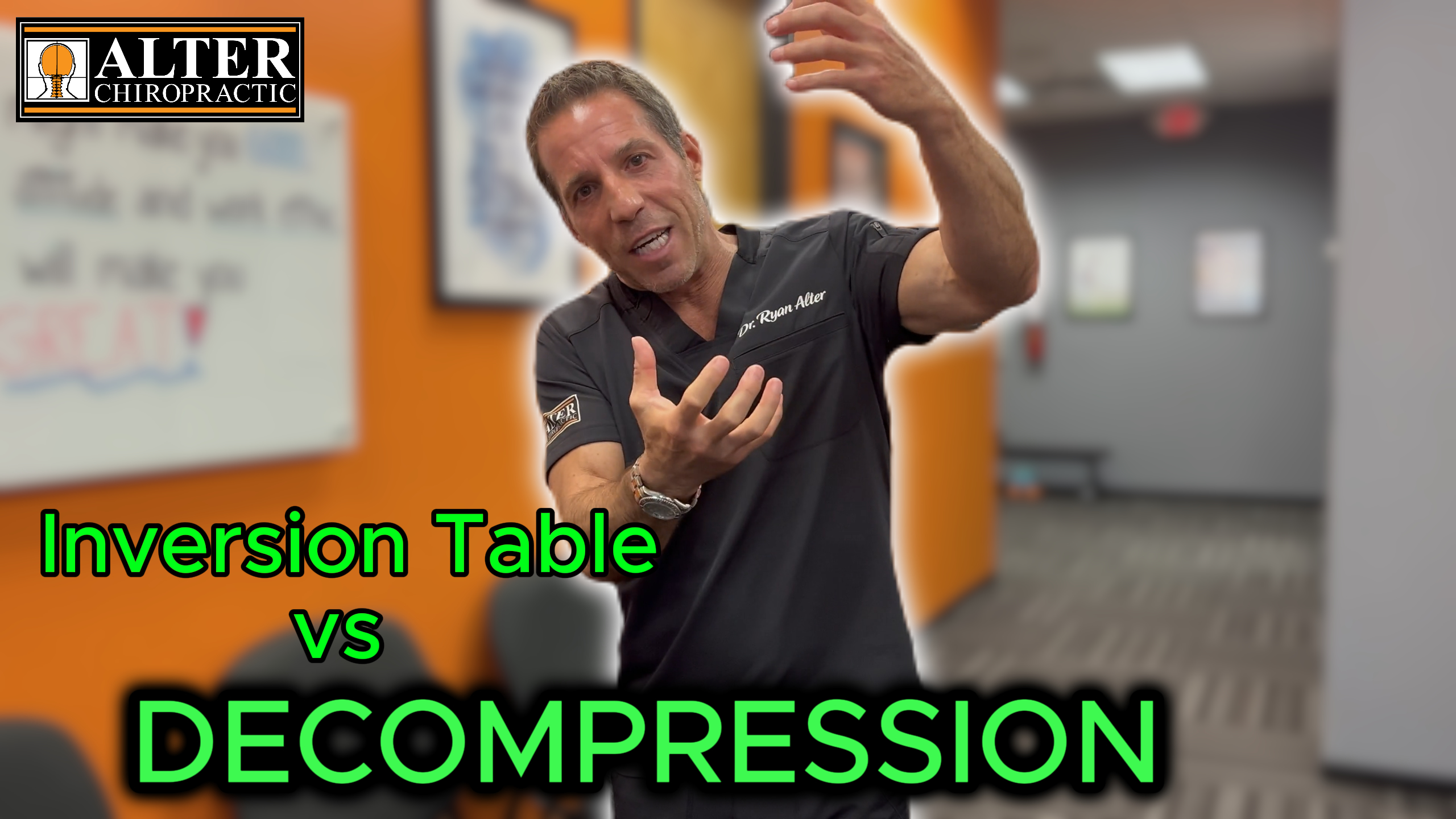 Inversion Table VS Decompression - Alter Chiropractic